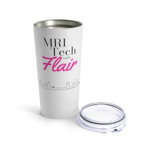 MRI Tech With Flair 20oz Tumbler, Mri Technologist Gift, Mri Tech Gift ...