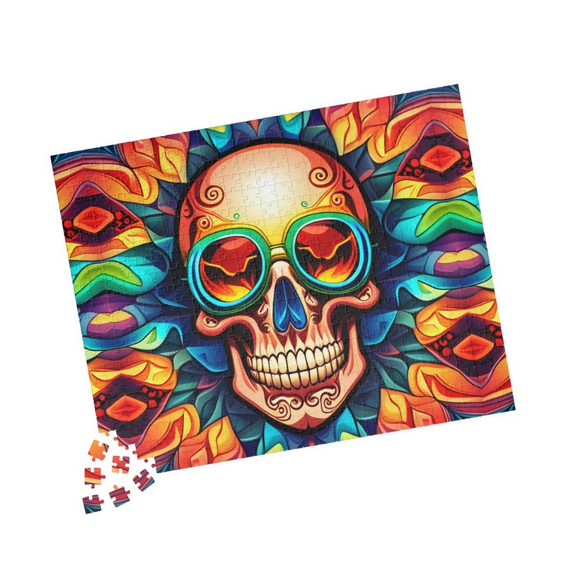 Sugar Skull Puzzle - Etsy