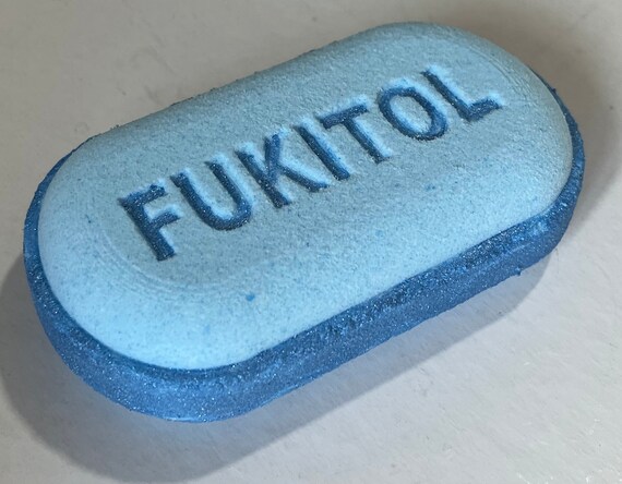 Fukitol Pill Adult Bath Bomb Adult Fun Gag Bath Gift - Etsy