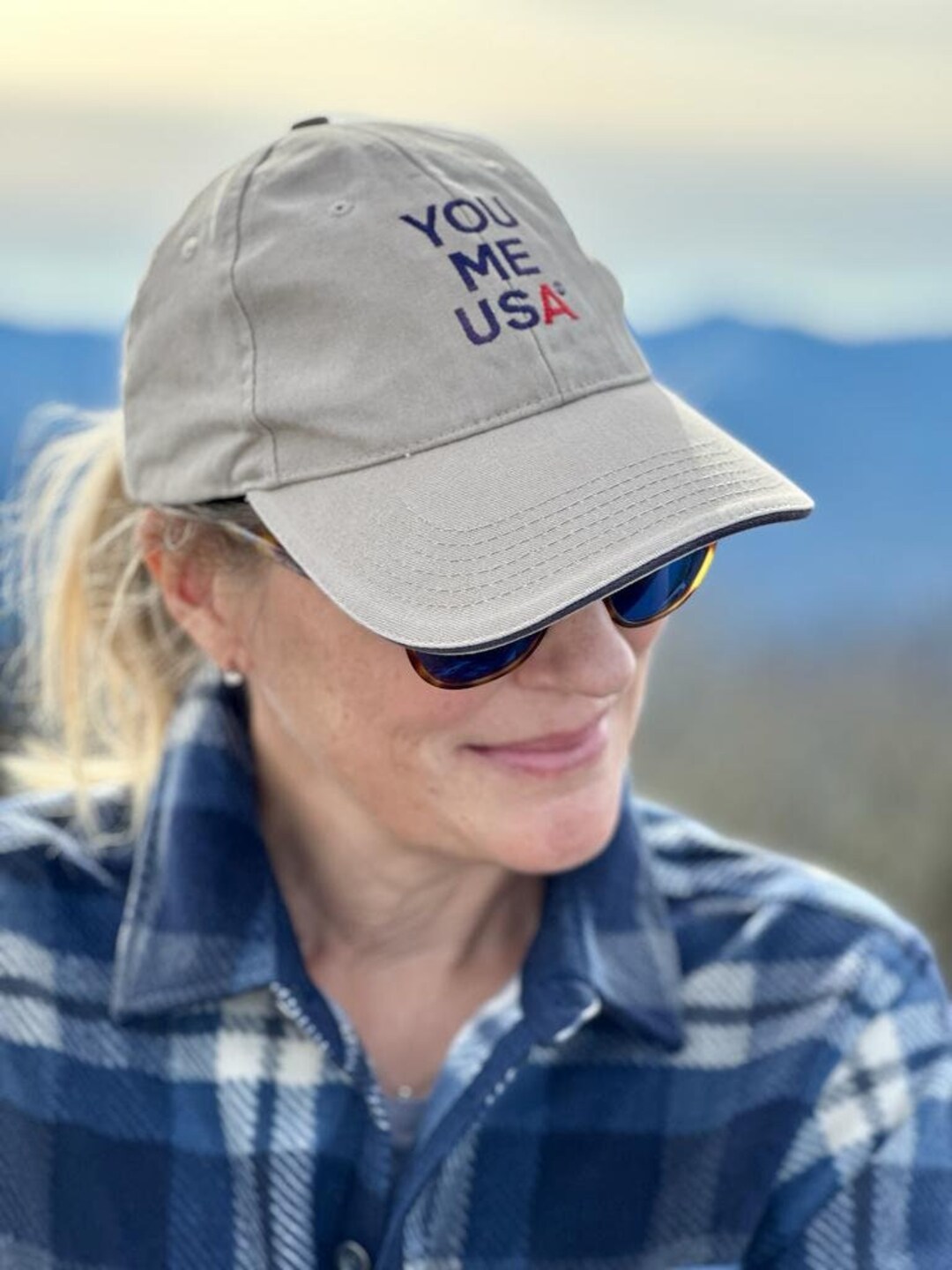 Baseball Cap USA, Made in USA Embroidered Baseball Cap, 6 Panel Dad Hat ...