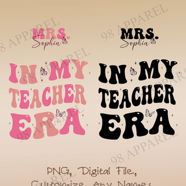 In My Teacher Era - Etsy