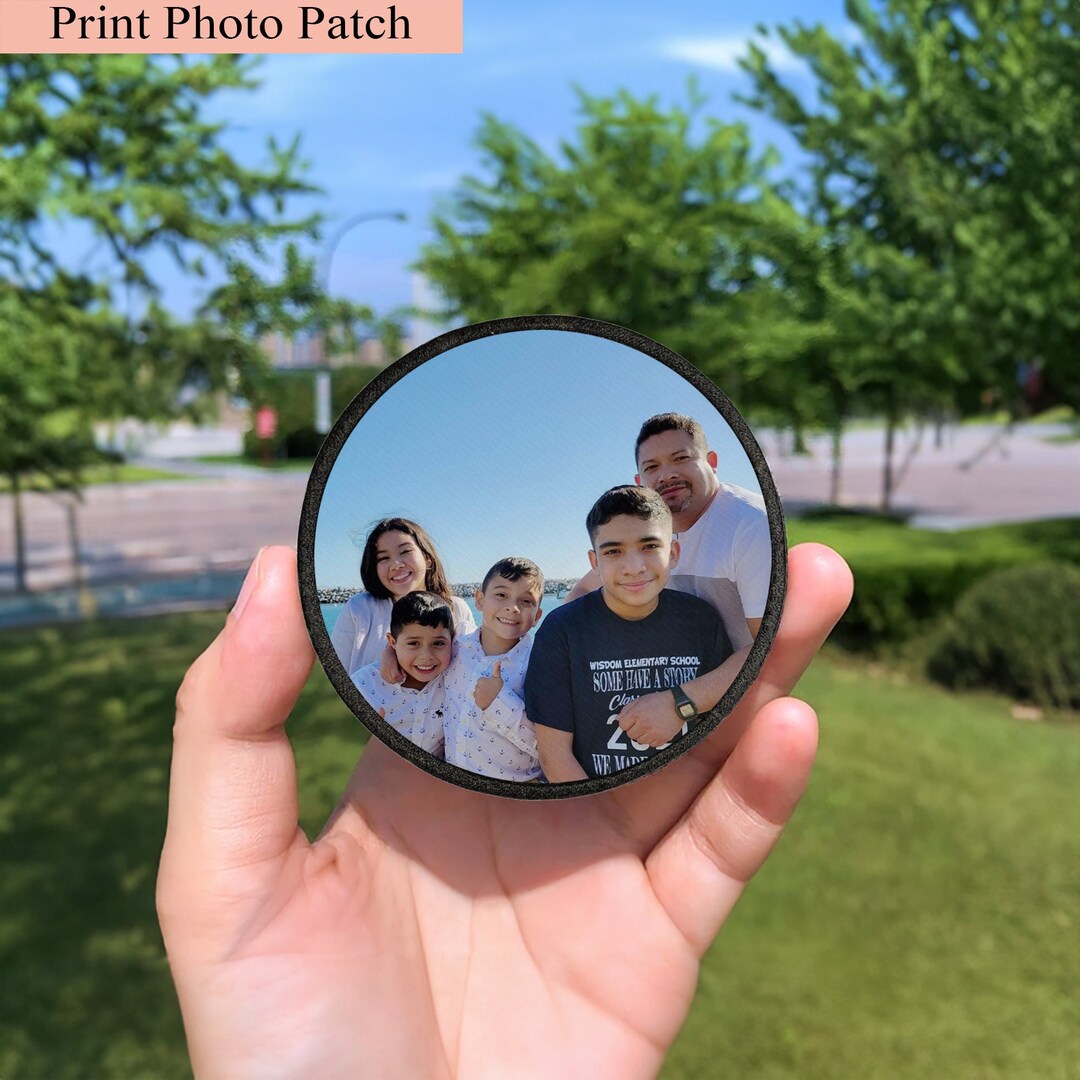Custom Printed Photo Patches, Made With Image Logo or Design Patch ...