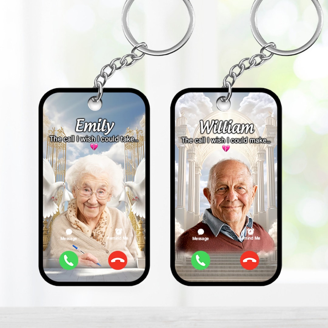 The Call I Wish I Could Make Keychain, the Call I Wish I Could Take ...