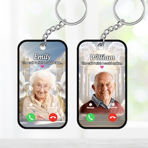 The Call I Wish I Could Make Keychain, the Call I Wish I Could Take ...