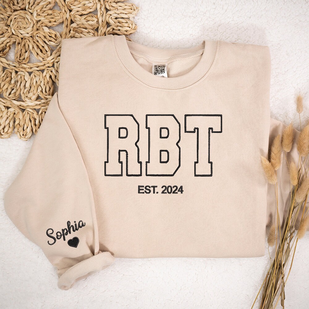 Embroidered RBT Sweatshirt, Registered Behavior Technician, ABA ...