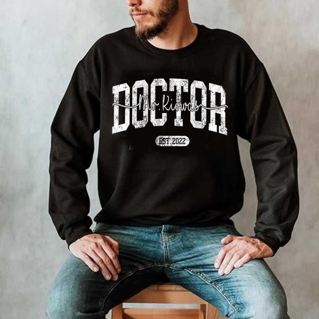Custom Doctor Sweatshirt – Personalized Medical Professional Hoodie ...