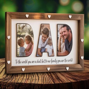 Personalized Photo Sign for Dad, Custom Father's Day Gifts for Daddy ...