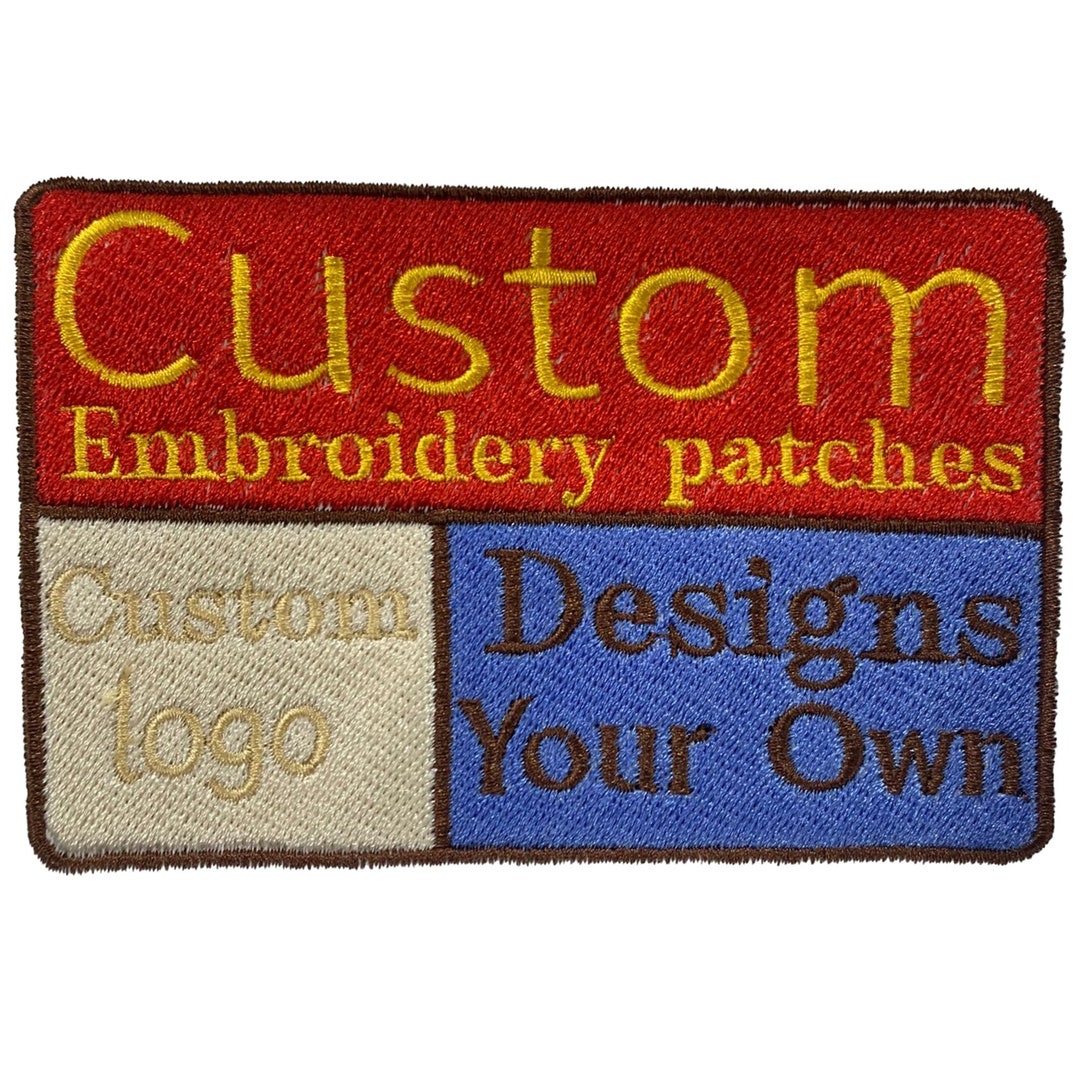 Custom Photo Embroidery Patches, Custom Decorative Patches for Caps ...