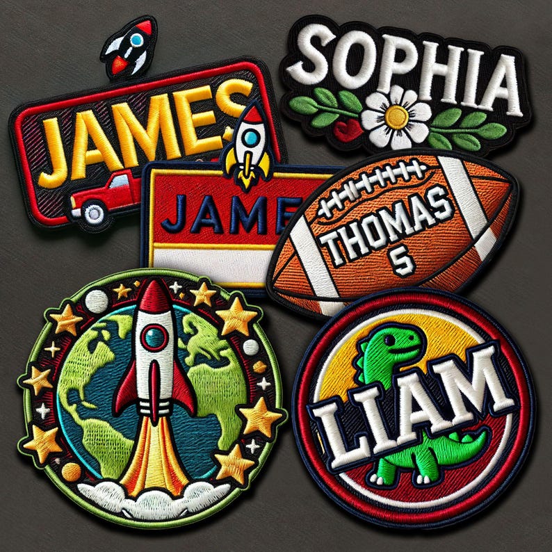Custom Embroidered Logo Patches - Design Your Own Personalized Name ...