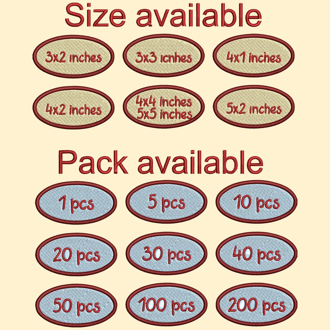 Personalised Date Couple Roman Numerals Embroidered Patches, Sew on ...