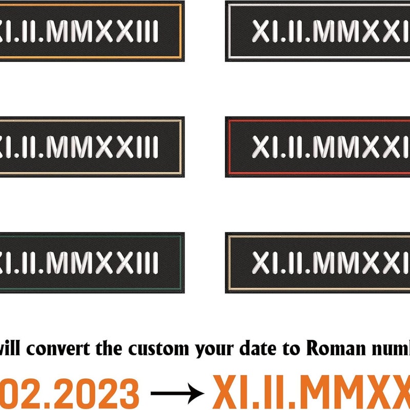 Roman Numerals Art - Etsy