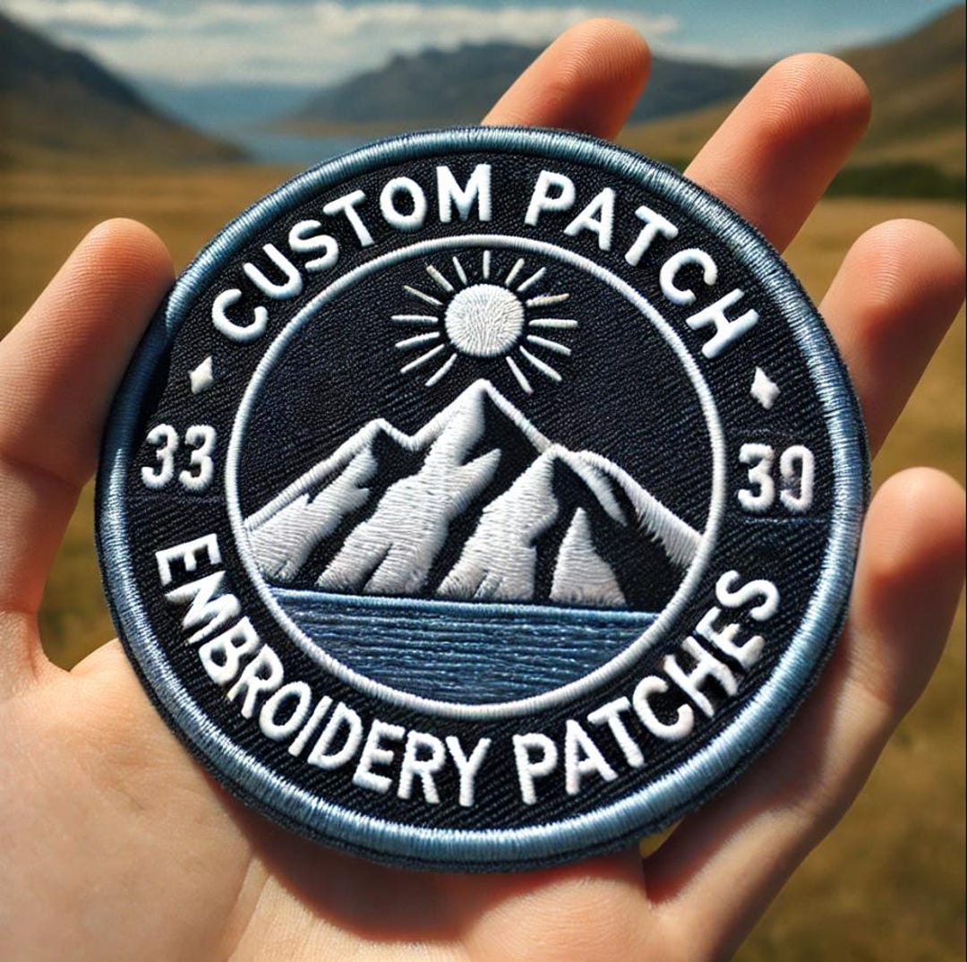 Custom Photo Embroidered Logo Patches, Made With Image Text Logo or ...