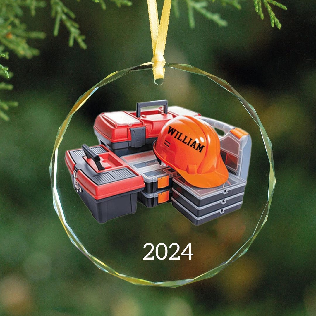 Personalized Engineer Christmas Ornament,construction Engineer Keepsake ...