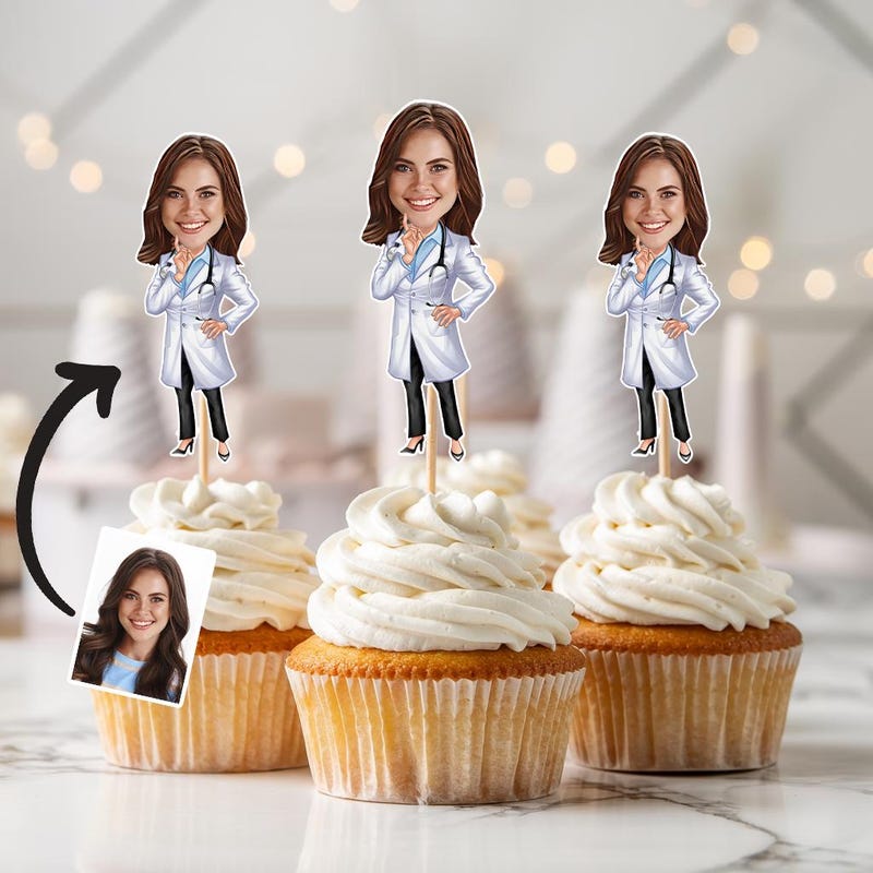 Doctor Cake Topper - Etsy