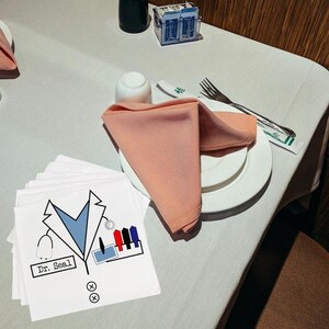 Personalized Doctor Graduation Napkins, Doctor Uniform 2024 Graduation ...