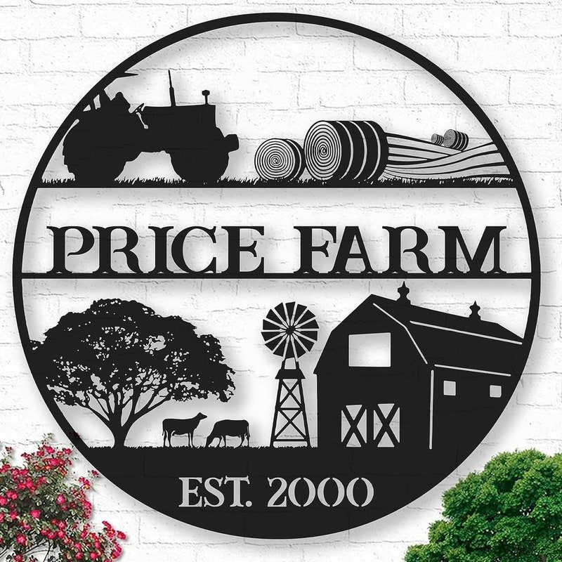 Metal Farm Signs - Etsy