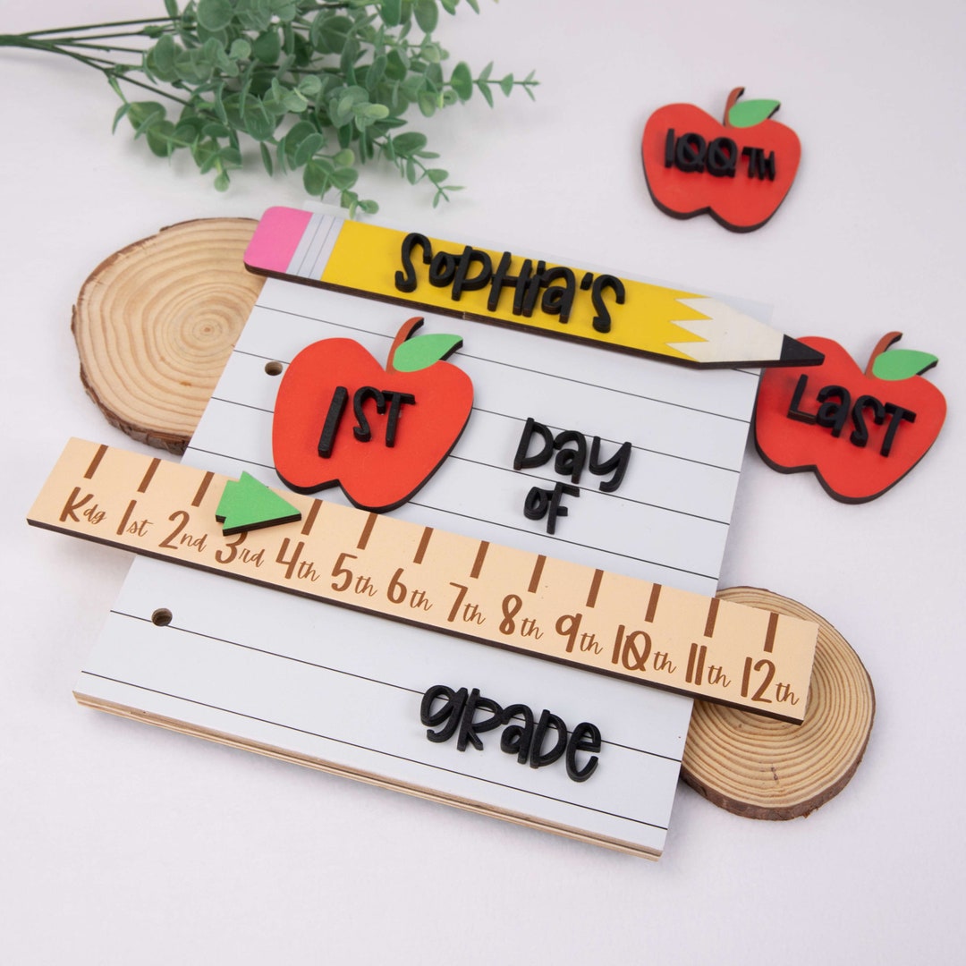 First Day of School Photo Prop, Back to School Sign, School Milestones ...