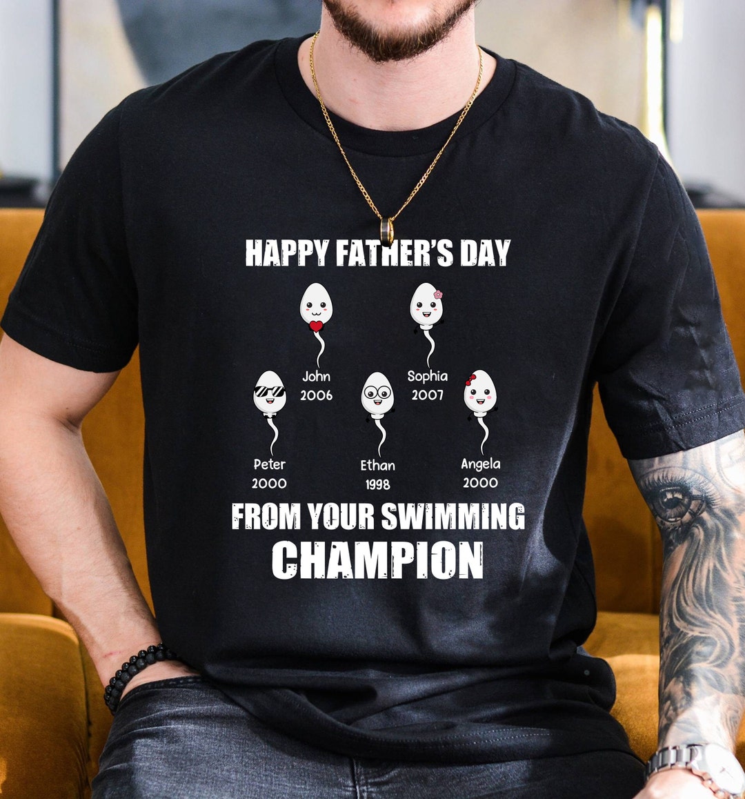 Happy Father's Day From Your Swimming Champion , Father's Day Gift for ...