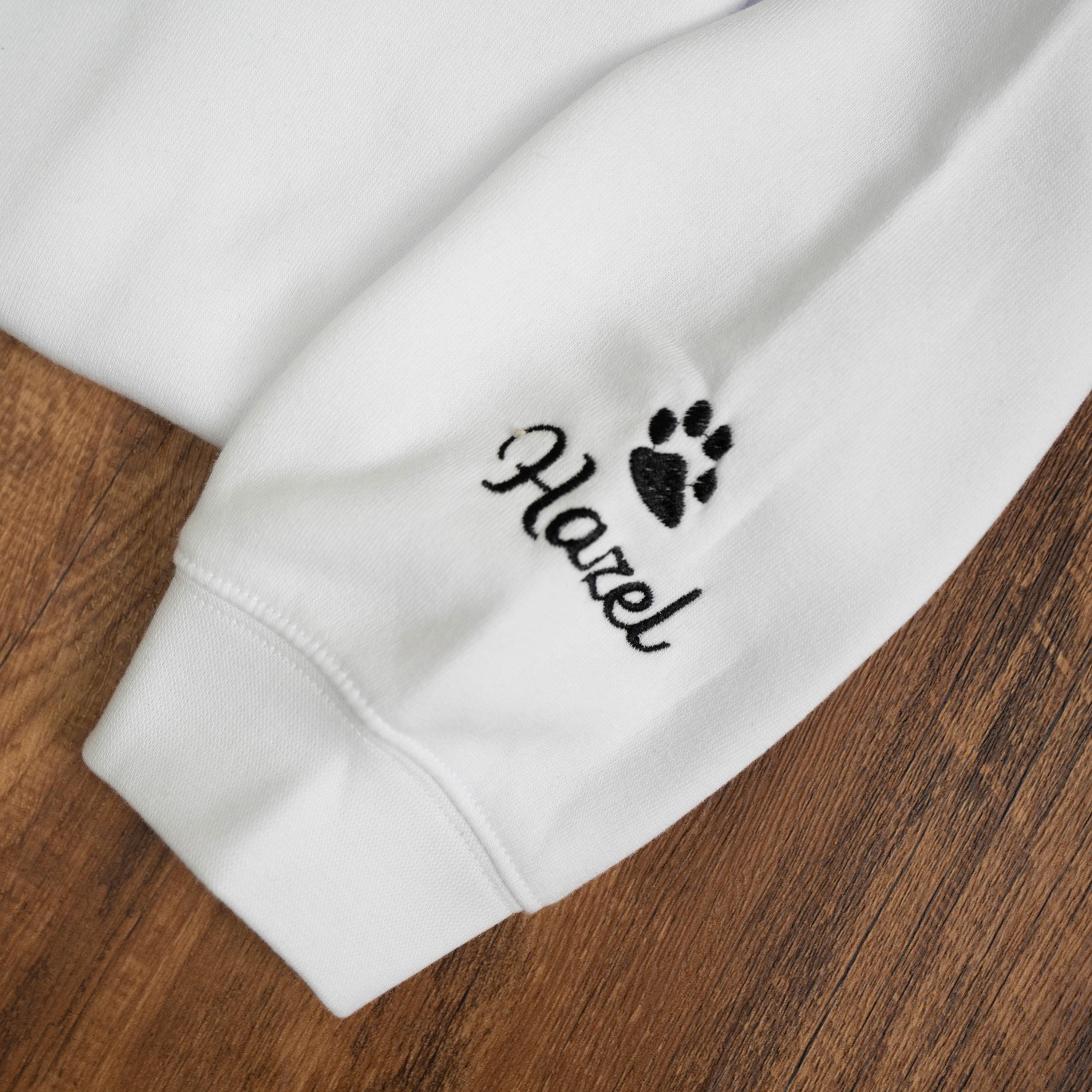 Custom Embroidered Dachshund Sweatshirt With Dog Name on Sleeve ...