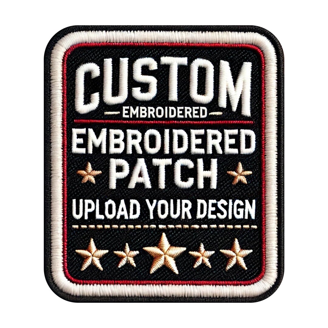 Custom Embroidered Logo Patches - Design Your Own Personalized Name ...