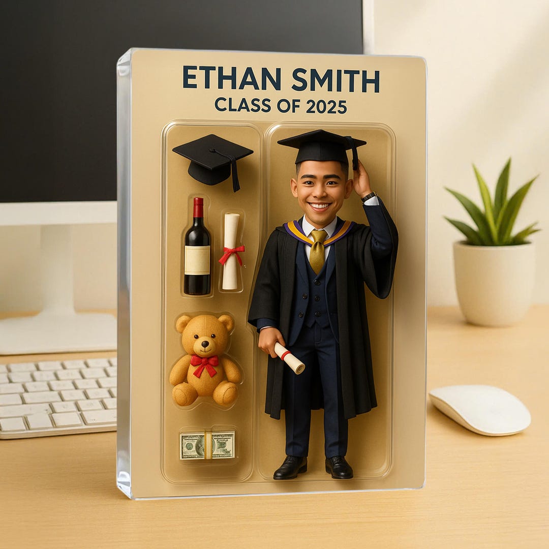 Personalized Graduation Gift, Graduation Photo Acrylic Plaque, Custom ...