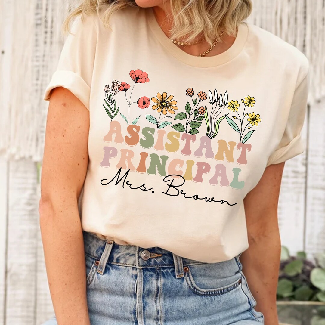 Personalized Assistant Principal Shirt , Teacher Day Gift , Assistant ...
