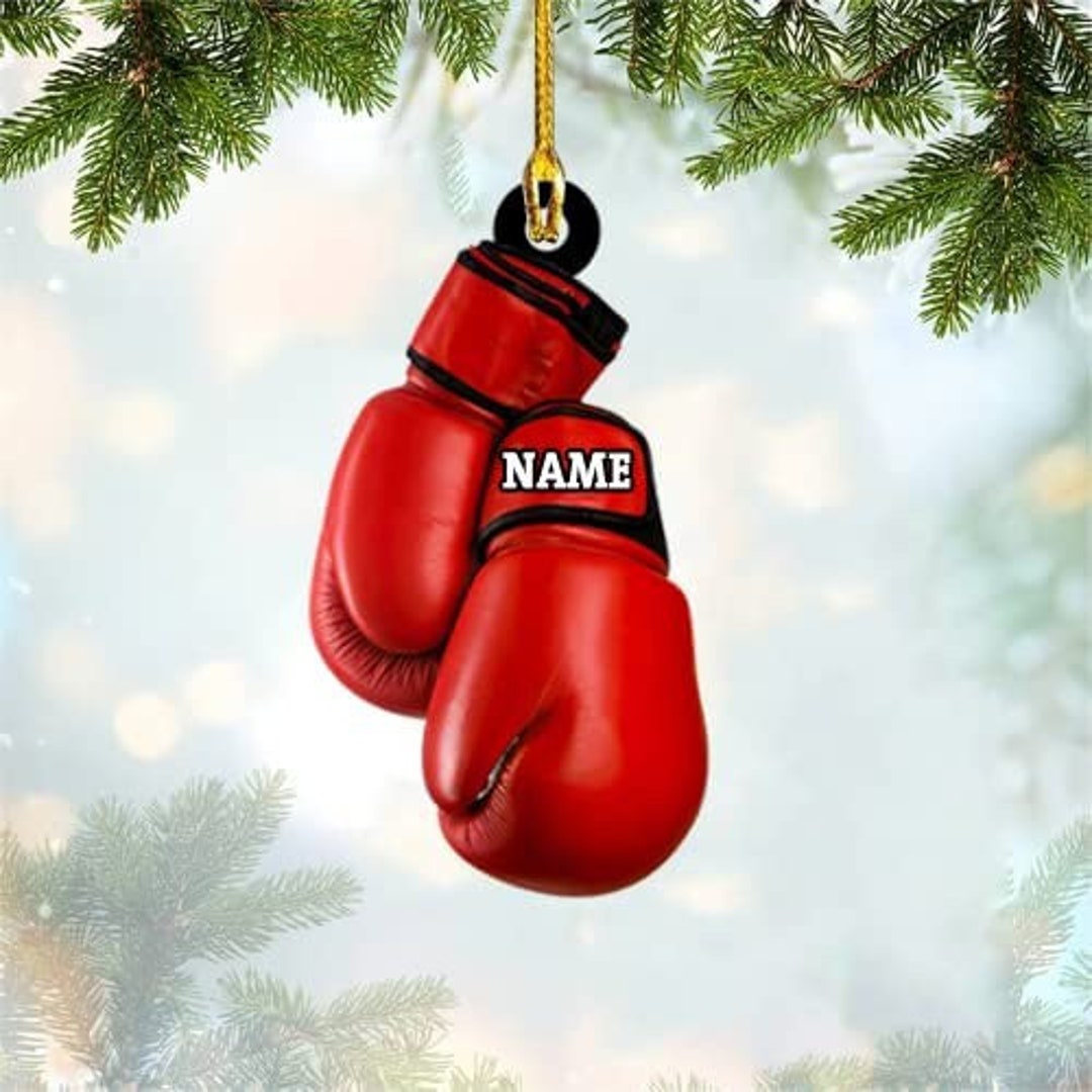 Personalized Boxing Christmas Ornament 2025, Custom