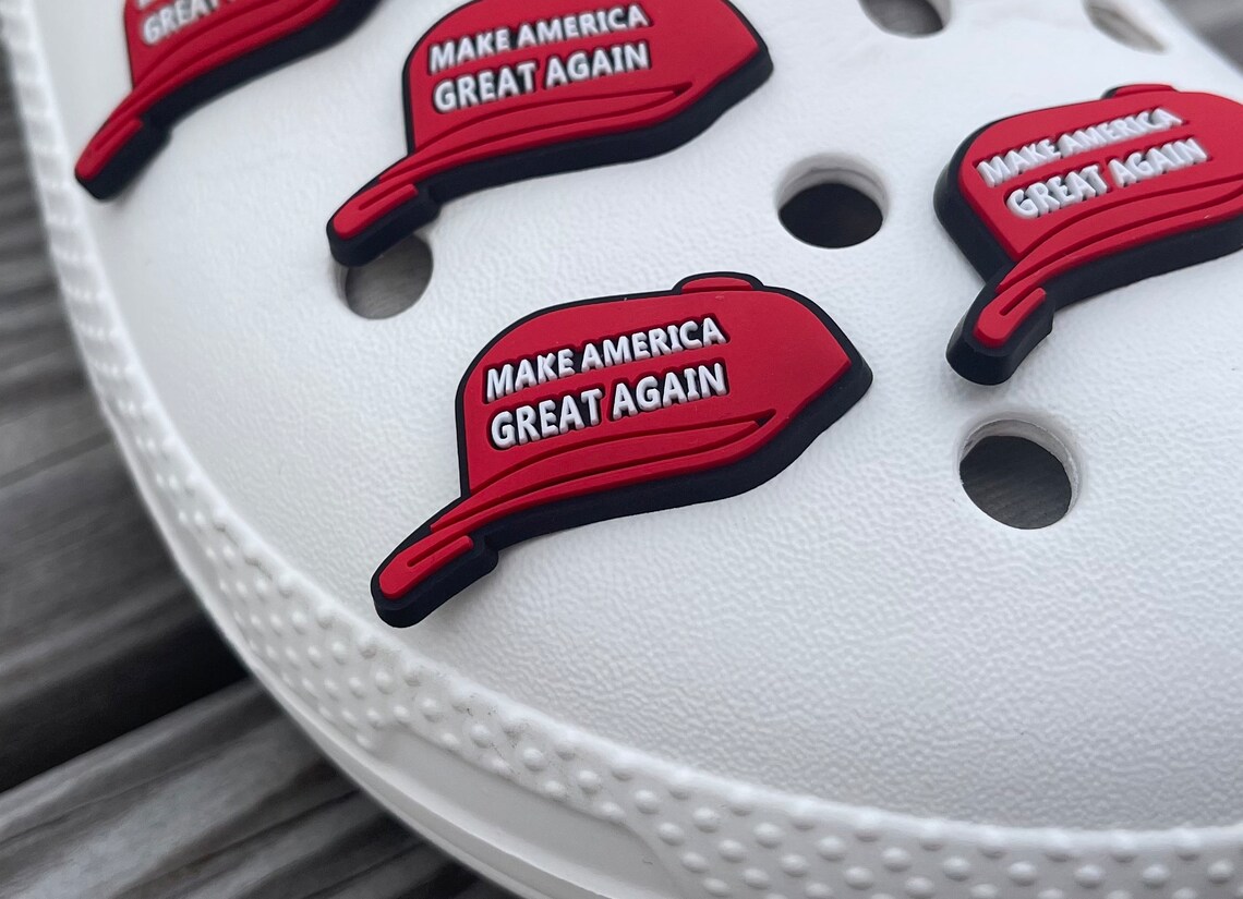Maga Hat Trump Hat Croc Charm / Jibbitz - Etsy