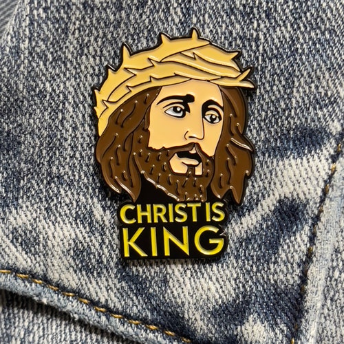 Christian Waving Flag Lapel Pin Made in USA | Etsy