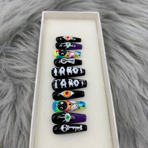 Tarot Deck Mini Nails Designs Press on Nails - A238 - Etsy