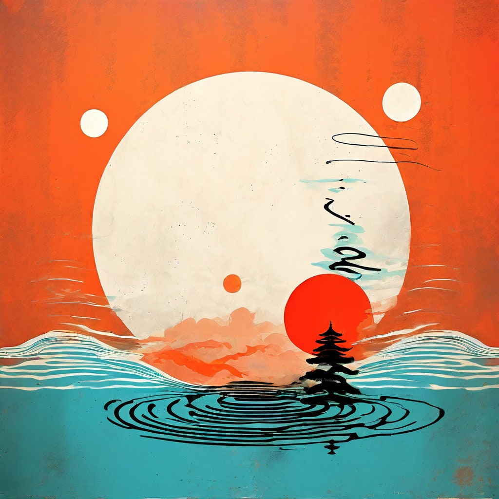 Zen Art Abstract - Etsy