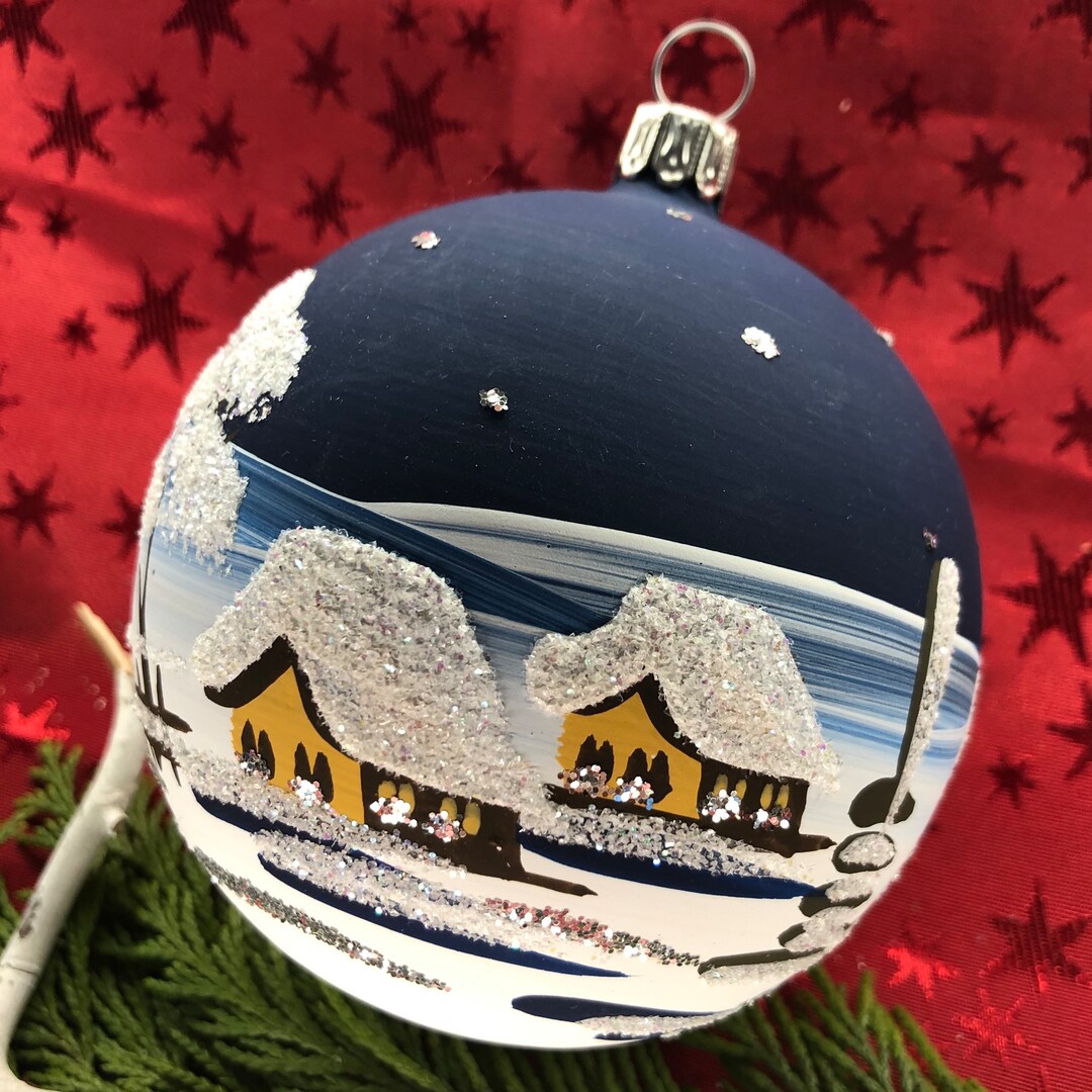 Christmas Tree Ball midi Fully Painted ø 8 Cm Christmas Ball Made of ...