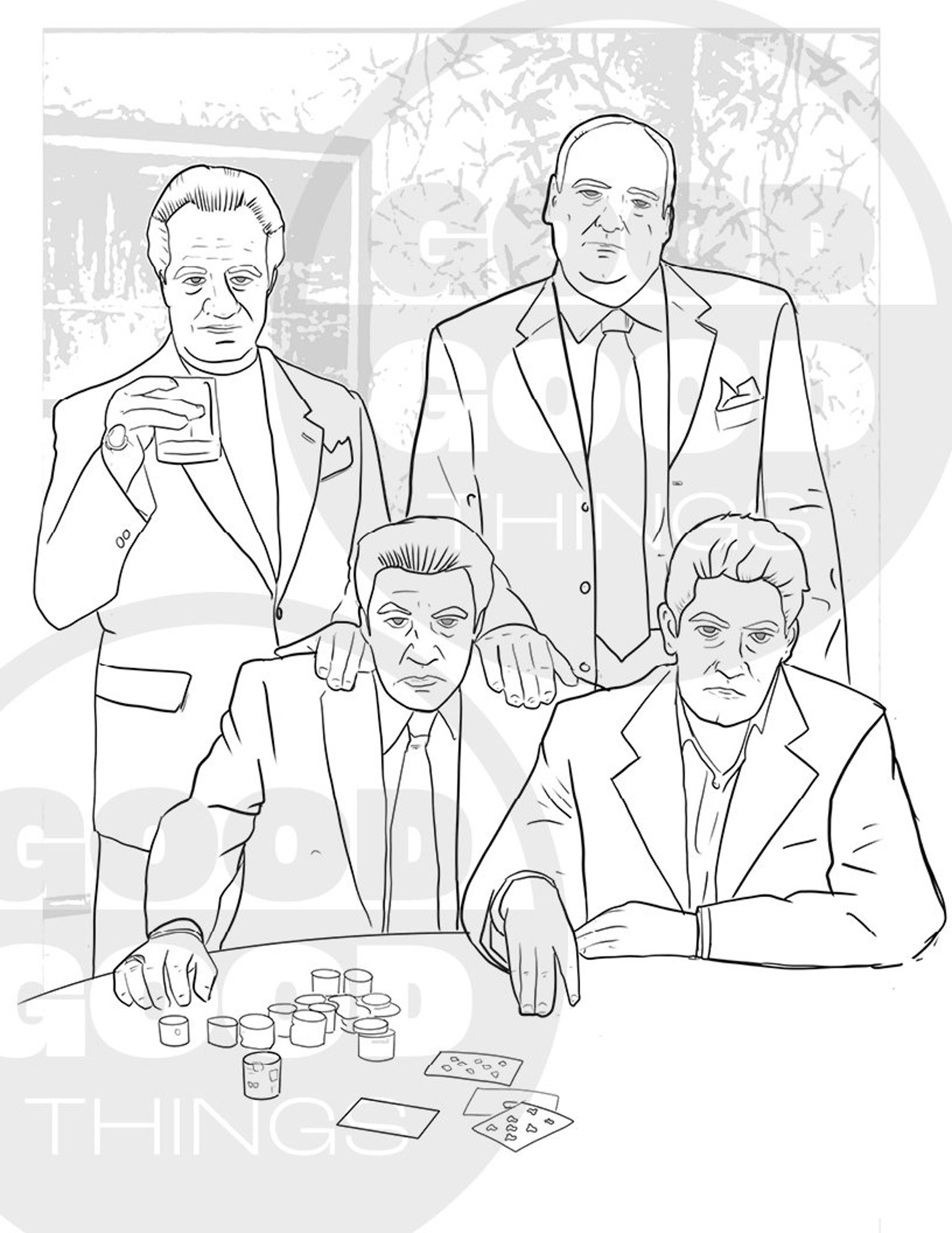 Sopranos Coloring Book Vol 1 - Etsy