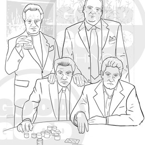 Sopranos Coloring Book Vol 1 - Etsy
