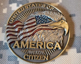 Patriotic Coin | Etsy