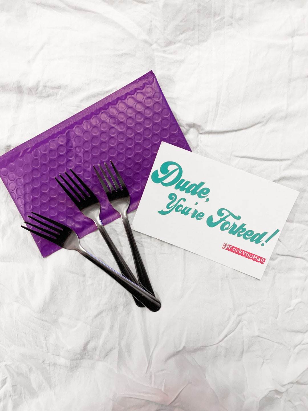 Anonymous Prank Mail Fork - Etsy