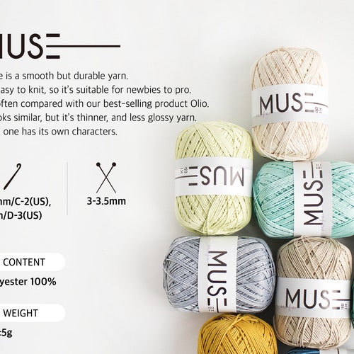 Olio Yarn: Crochet Knitting and More Acrylic Yarn Perfect - Etsy