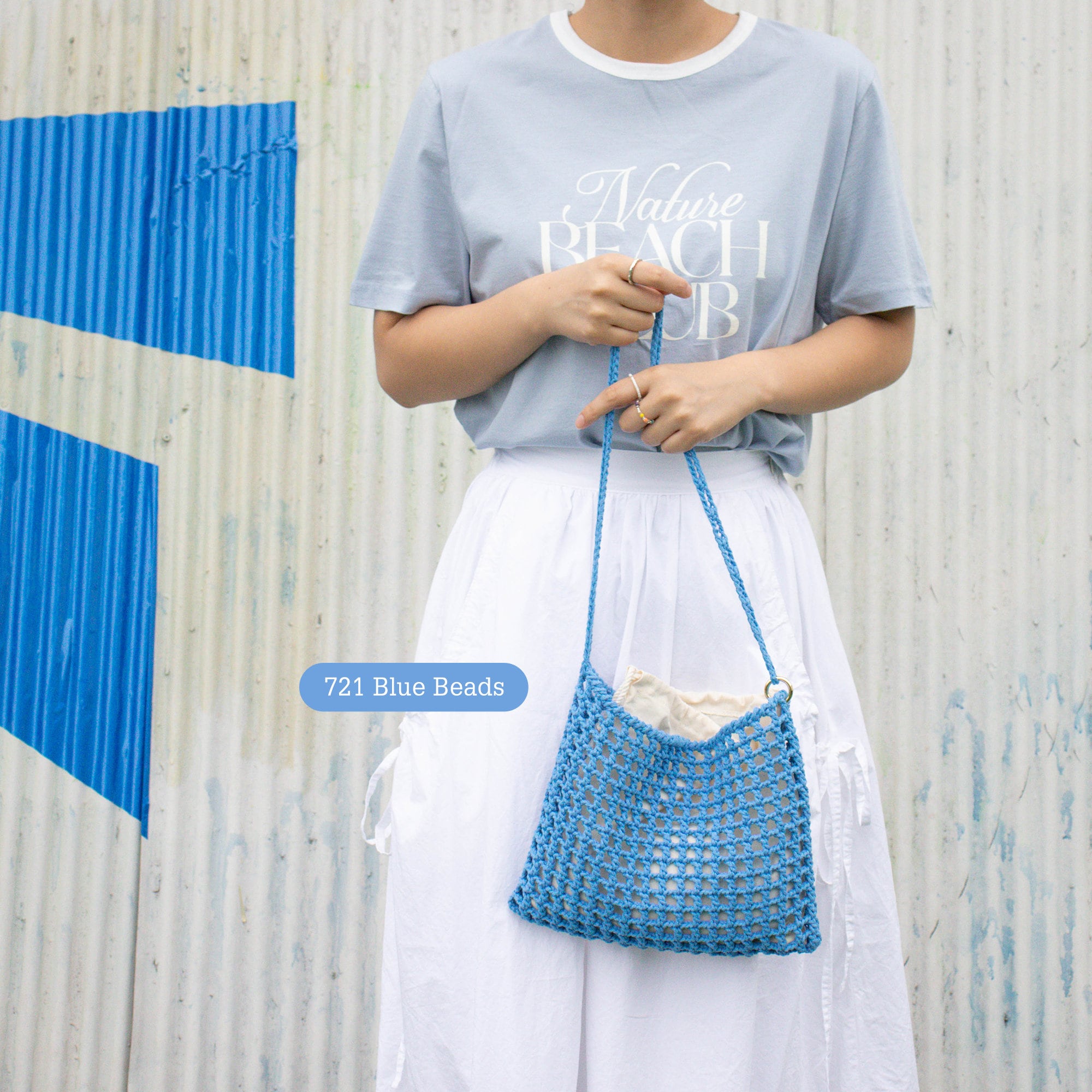 DIY Crochet Bag Package: Yarn and Pattern, Accessories - Mini Milli ...
