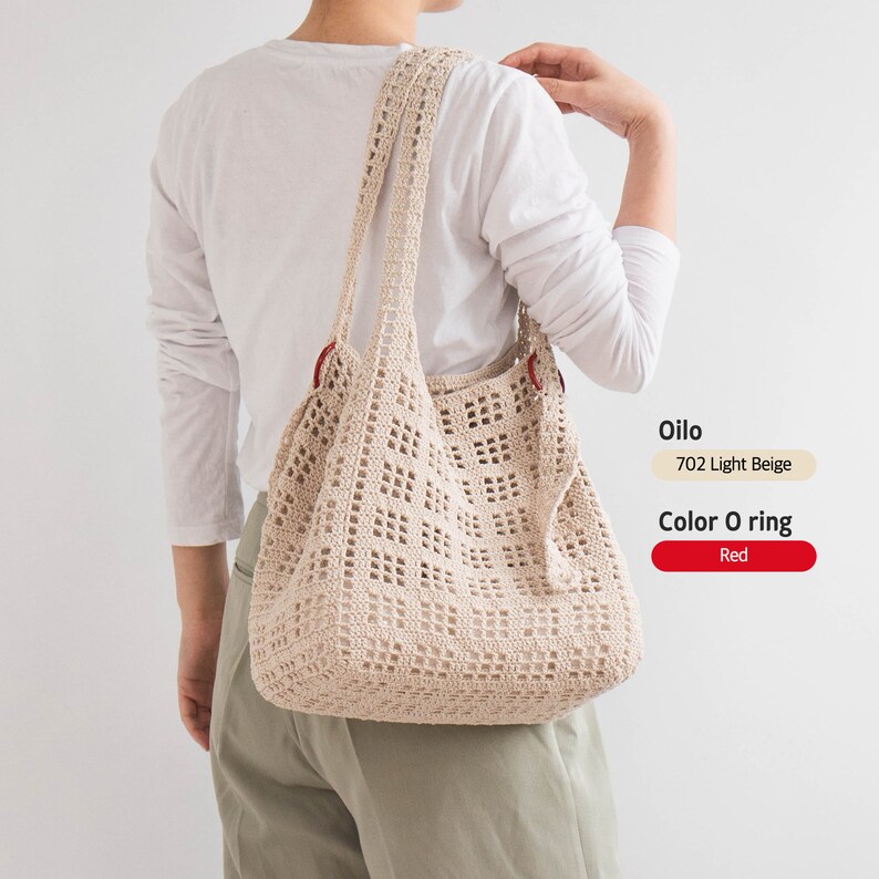 DIY Crochet Bag Package: Yarn and Pattern Accessories Olio - Etsy