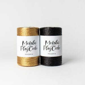 Metallic Play Code Yarns (250g) : Crochet, Knitting and More, Polyester ...