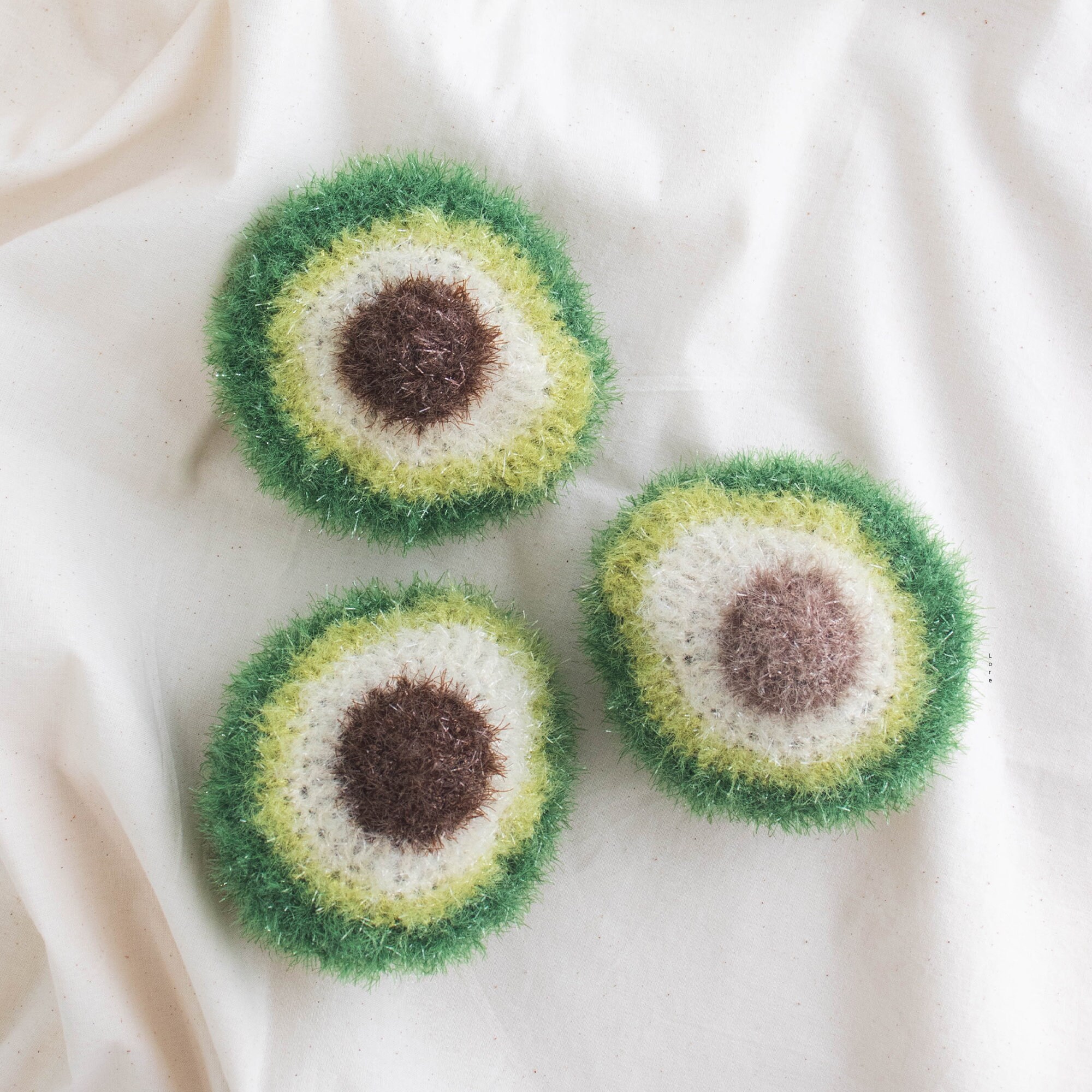 DIY Crochet Scrubber Pattern Avocado Crochet Scrubber Make | Etsy