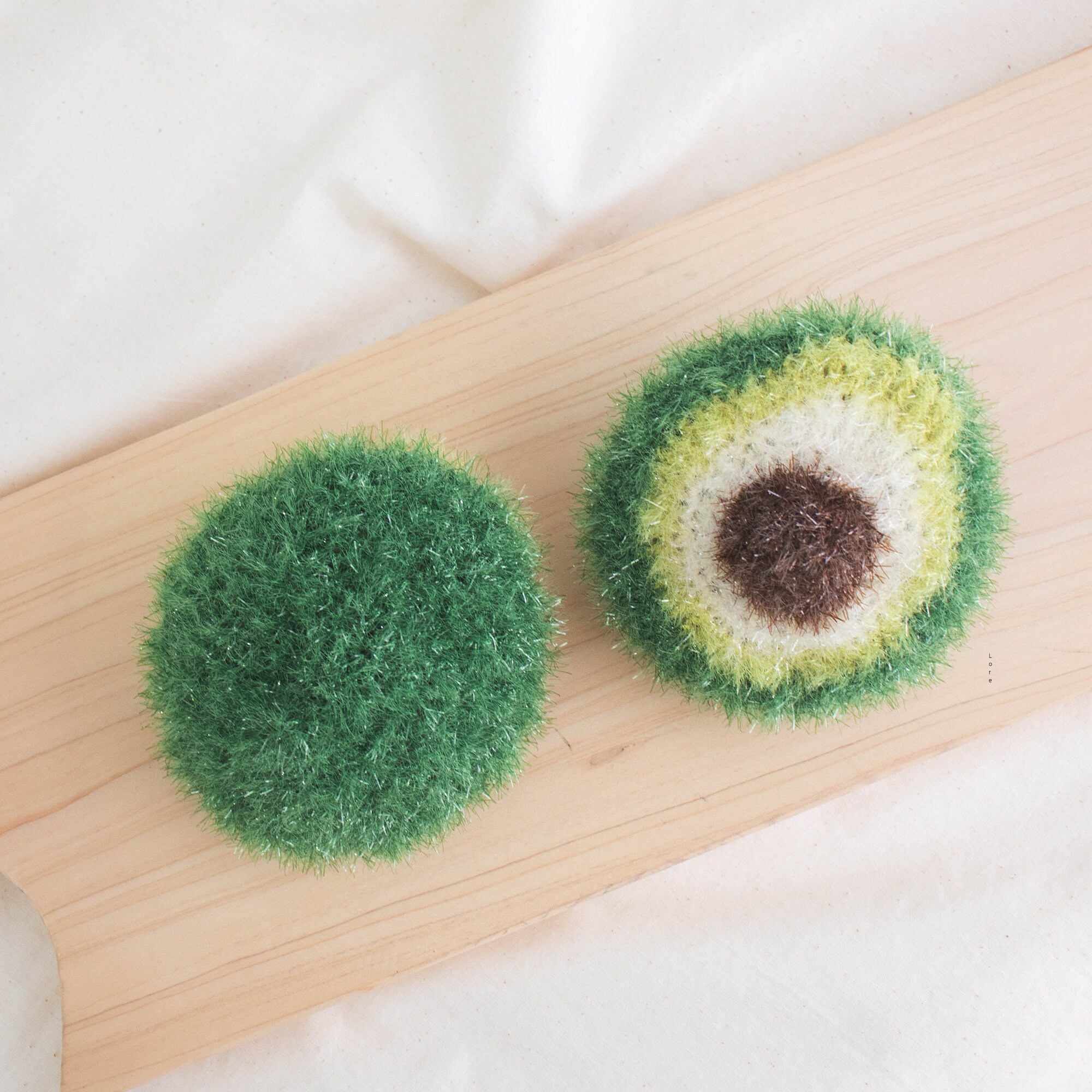 DIY Crochet Scrubber Pattern Avocado Crochet Scrubber Make | Etsy
