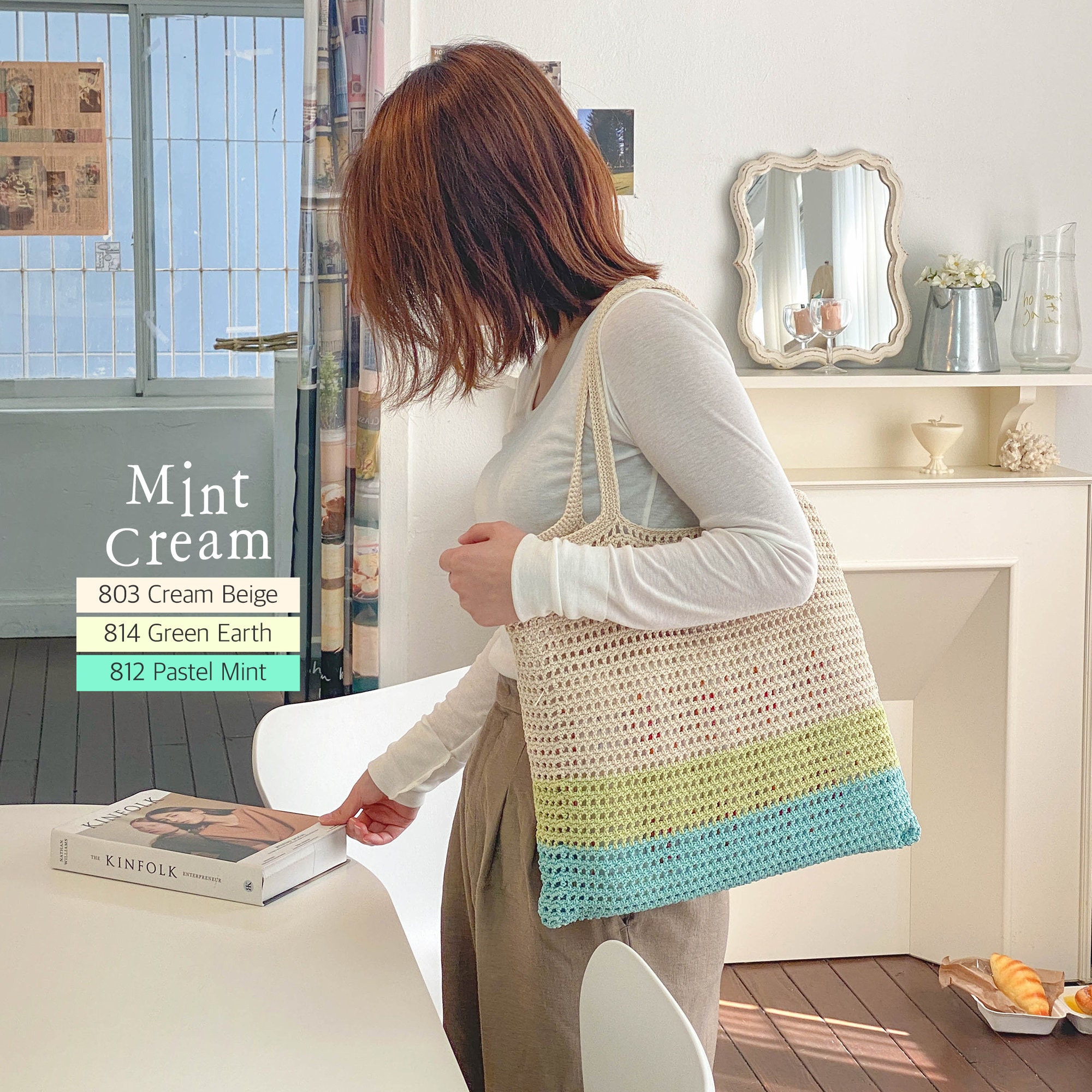 DIY Crochet Bag Package: Yarn and Printed Pattern Included - Etsy Singapore