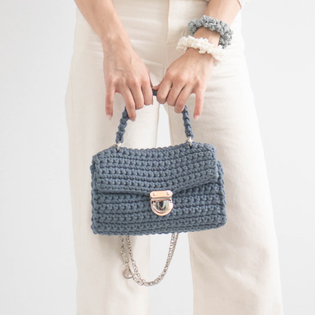 DIY Crochet Bag Pattern - Renaissance Satchel Bag Downloadable Pattern ...