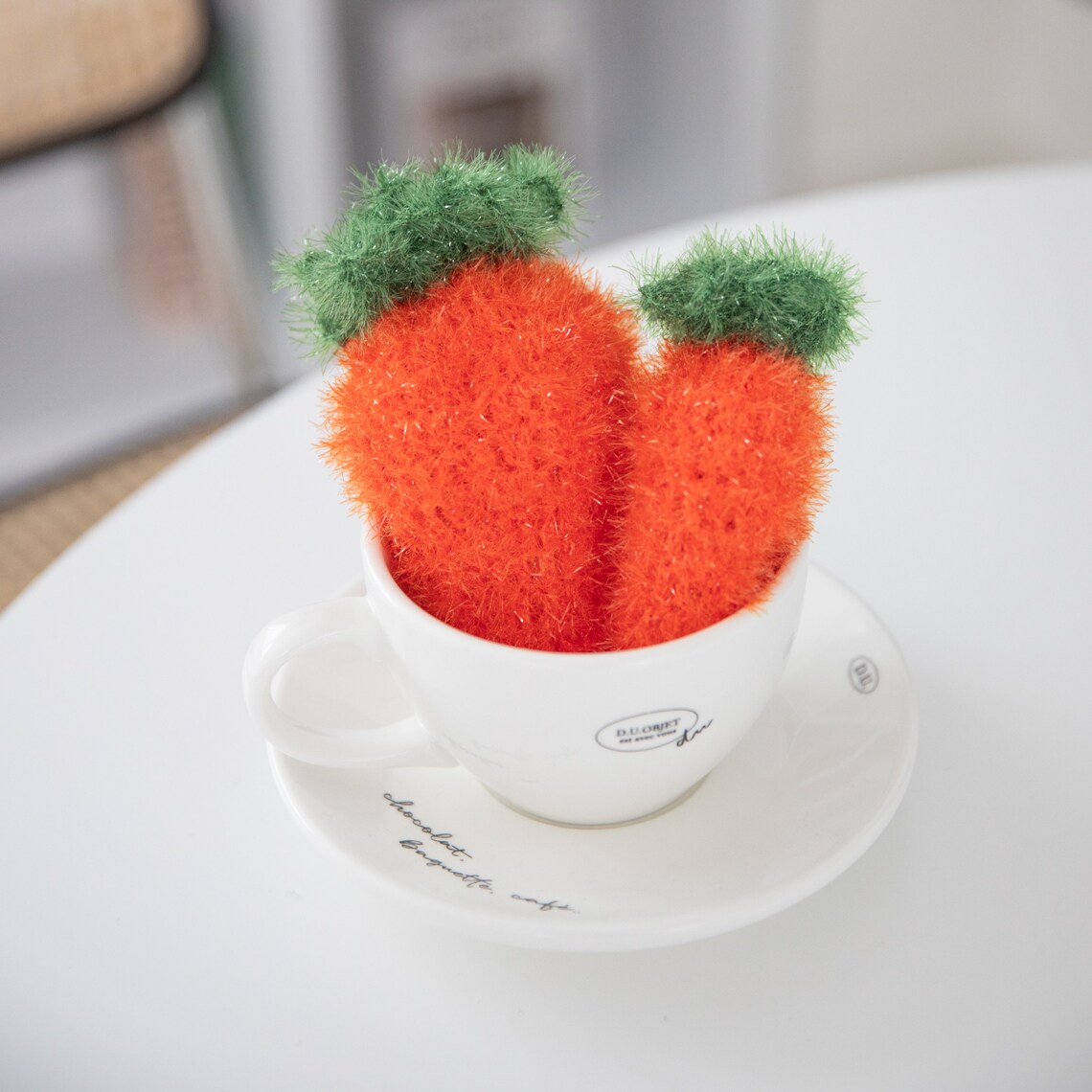 DIY Crochet Pattern - Rabbit & Carrot Scrubber - Etsy