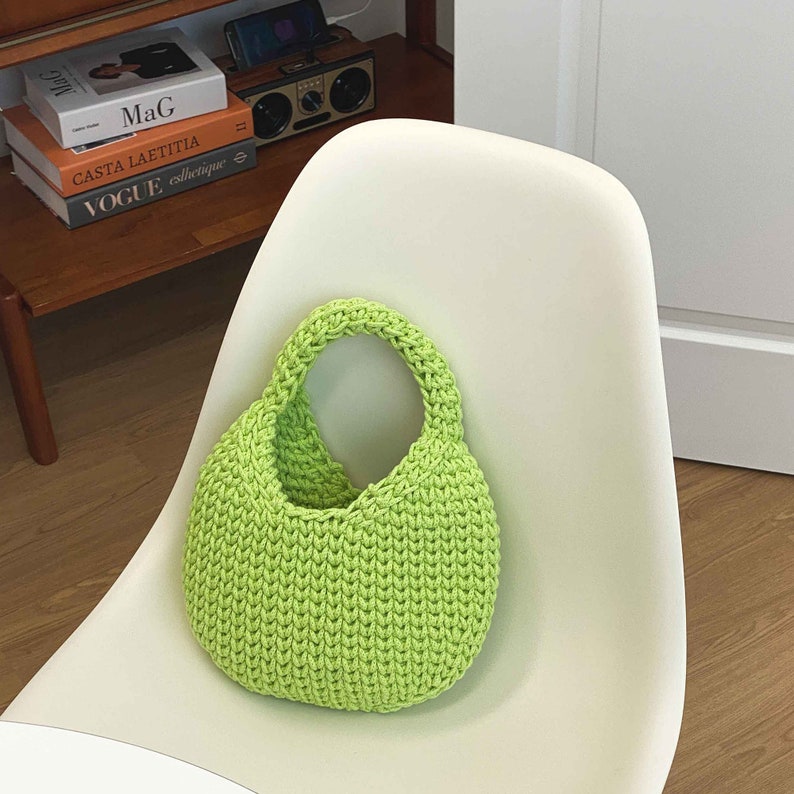 DIY Crochet Bag Pattern Emilli Egg Bag Downloadable Pattern - Etsy