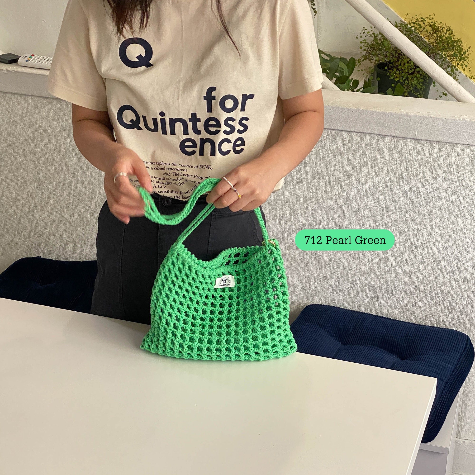 DIY Crochet Bag Pattern - Mini Milli Summer Net Bag Crochet Pattern ...