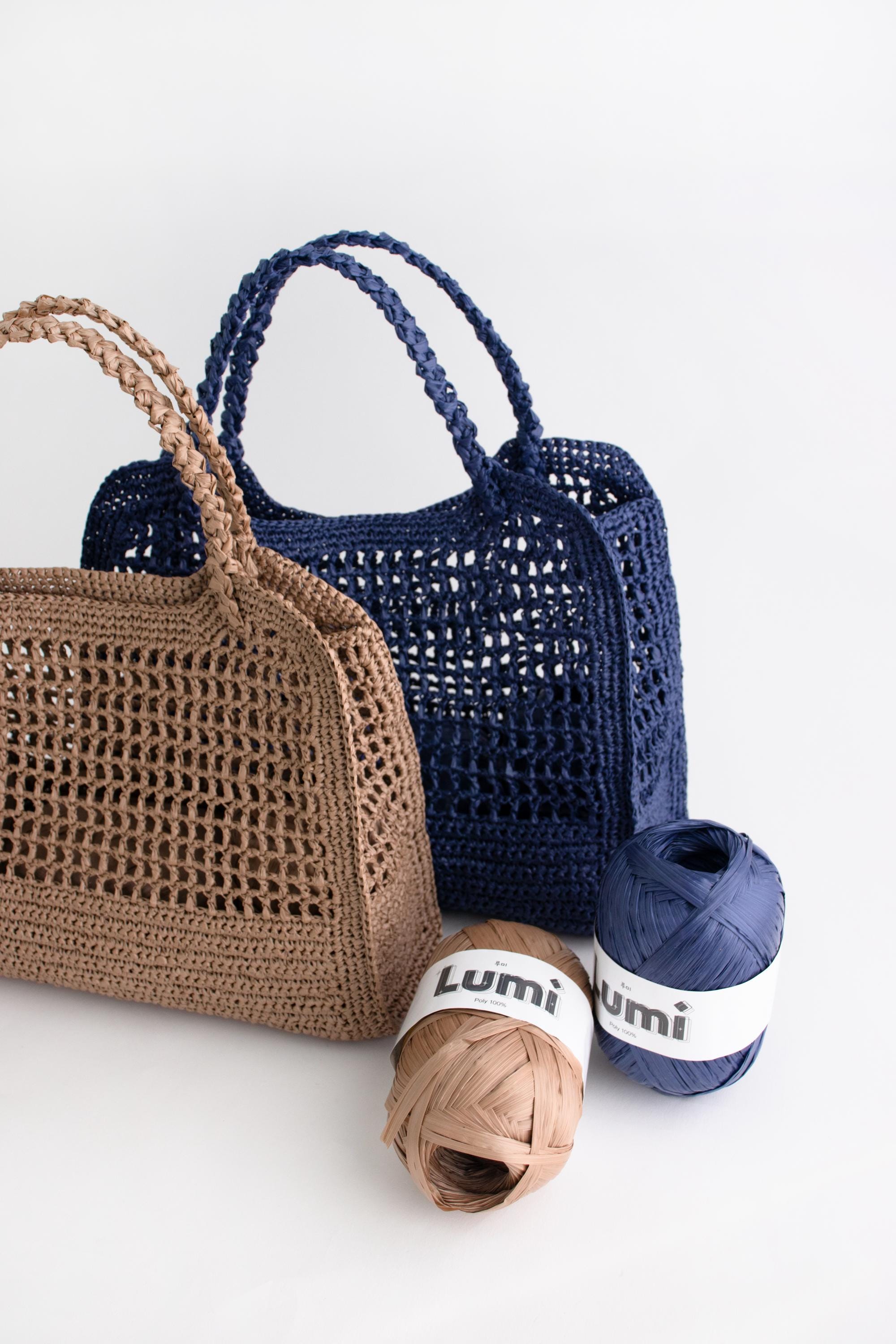 Patron de sac DIY au crochet - Patron Lumi Market Bag téléchargeable ...