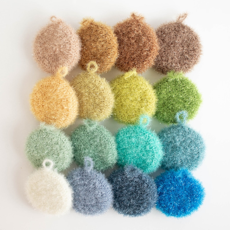 DIY Crochet Scrubber Pattern - Basic Round Crochet Scrubber, Perfect ...