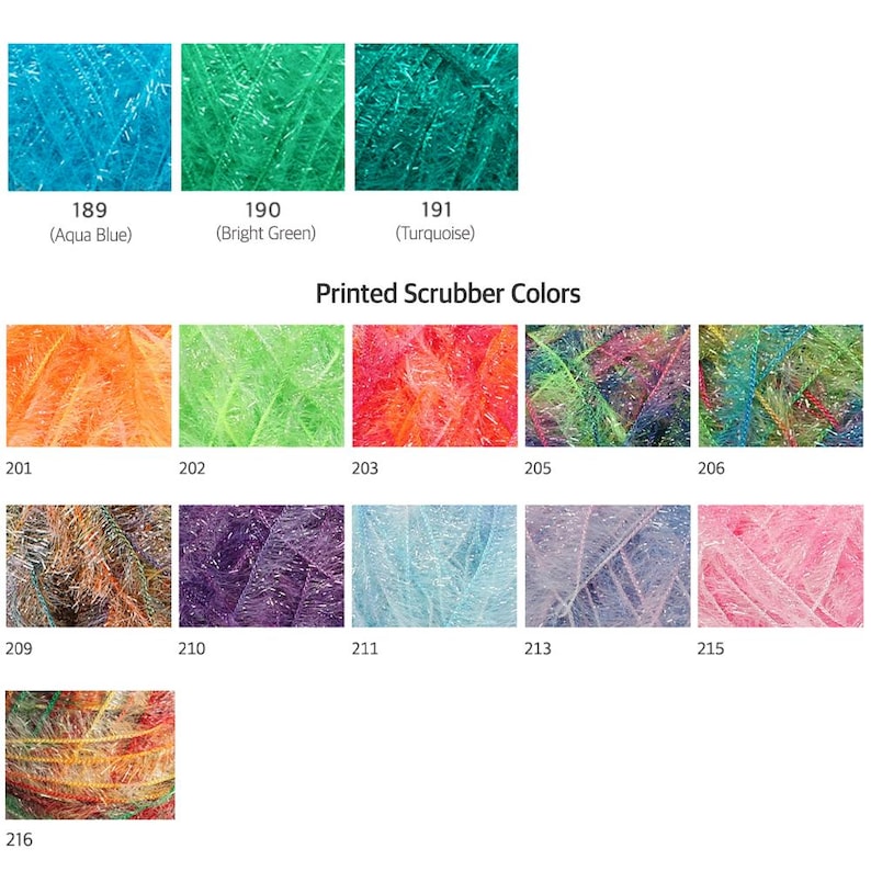 Colorful Scrubber Yarn (80g), DIY Knit Luffa Yarn - Etsy